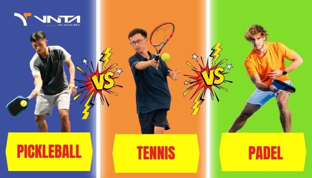 So Sánh Padel Vs Pickleball Vs Tennis: Sự Khác Biệt Là Gì Và Môn Thể ...